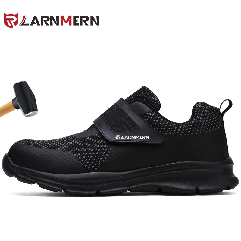 LARNMERN Men's Safety Shoes Steel Toe Construction Protective Footwear ...
