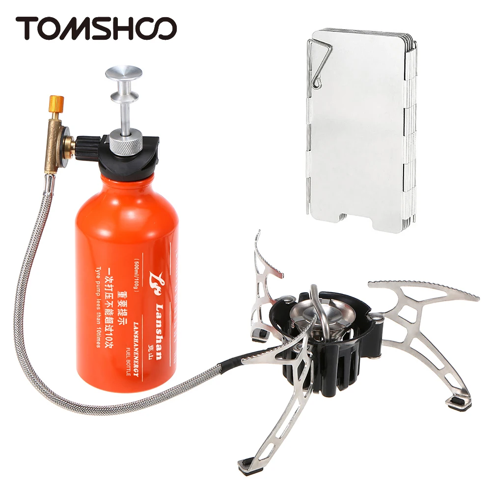 Tomshoo-Outdoor-Camping-Multi-Fuel-Oil-Stove-w-500ml-Gasoline-Fuel ...