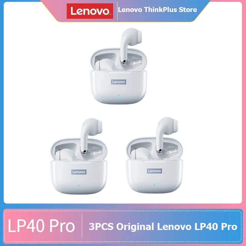 Lenovo-auriculares-inal-mbricos-LP40-Pro-cascos-con-Bluetooth-V5-3-baja-latencia-deportivos-para ...