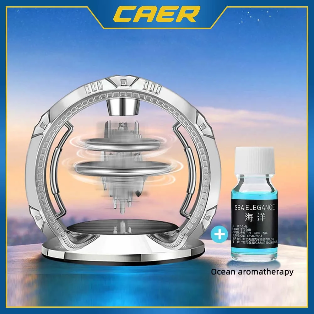 Solar-Air-Purifier-for-Car-Creative-Maglev-Sky-City-Essential-Oil ...