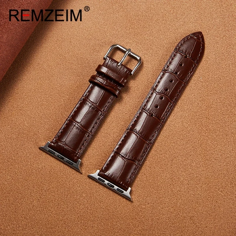 Embossed-Leather-Watch-Strap-for-Apple-Watch-Band-Ultra-2-49mm-45mm ...