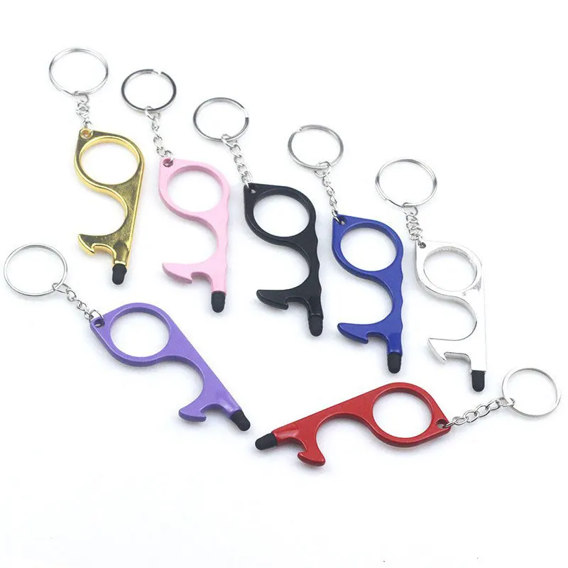 1Pcs-Multifunctional-Door-Opener-Self-Defense-Keychains-Non-Contact ...