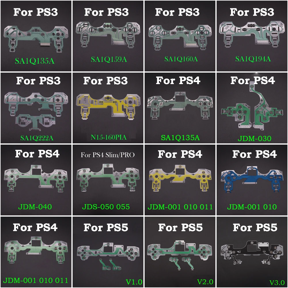 Buttons-Ribbon-Circuit-Board-for-PS2-PS3-PS4-Pro-Slim-JDM-030-040-055 ...