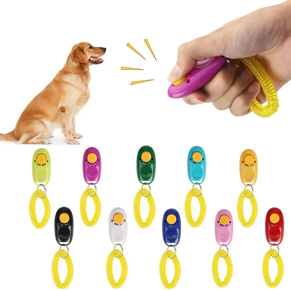 Plastic-Portable-Dog-Clicker-Toys-Pet-Tranining-Clicke-Training-Tool ...