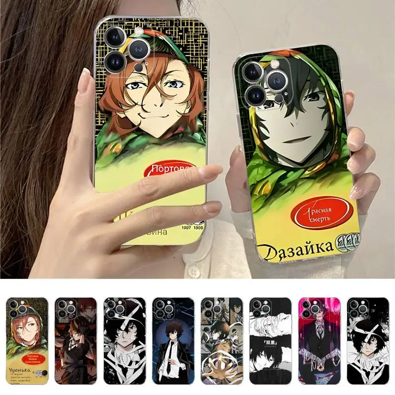 Bungo-Stray-Dogs-Twin-Dark-Osamu-Dazai-Phone-Case-For-iPhone-14-11-12 ...