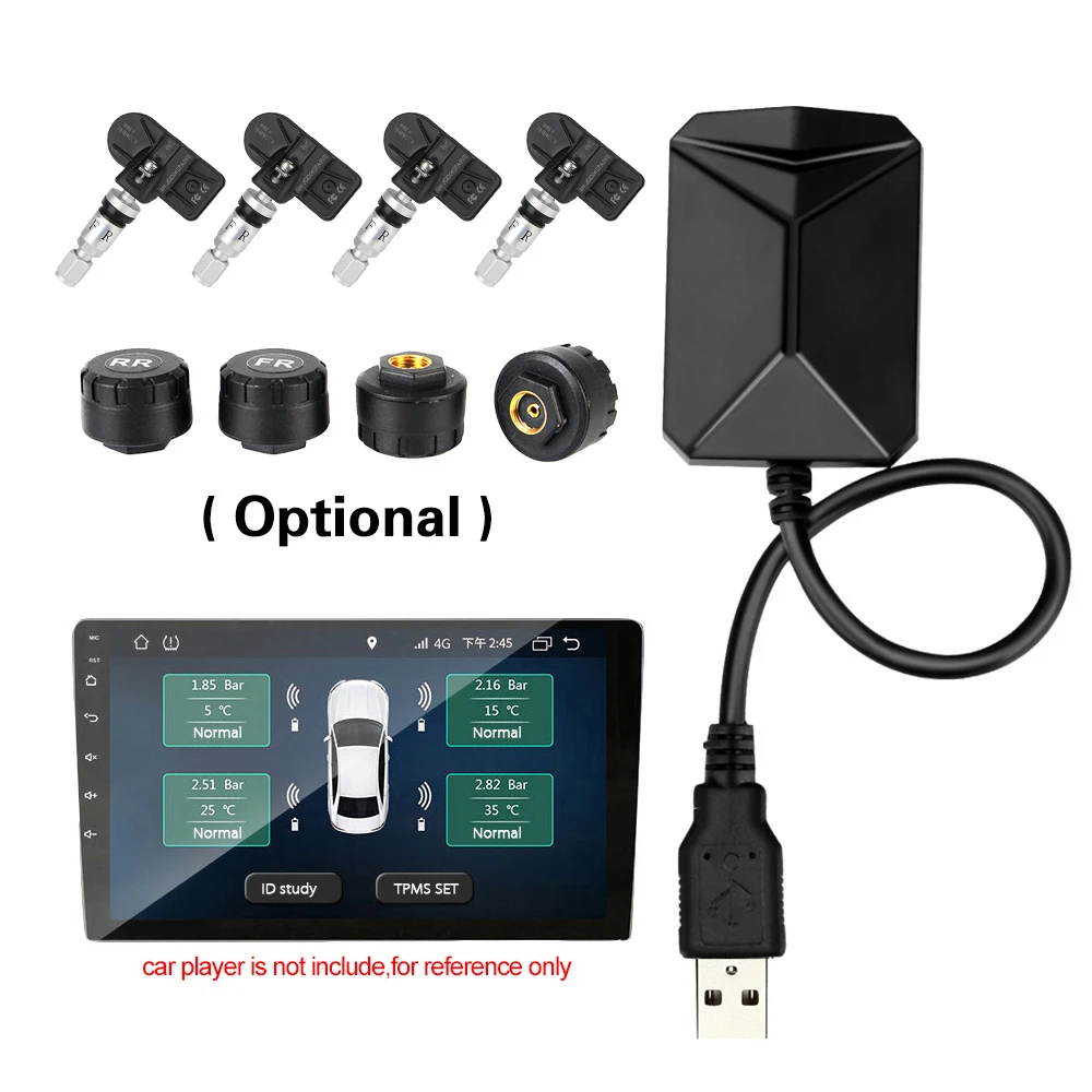 With-4-Sensors-USB-Android-Car-TPMS-Tire-Pressure-Monitoring-System ...
