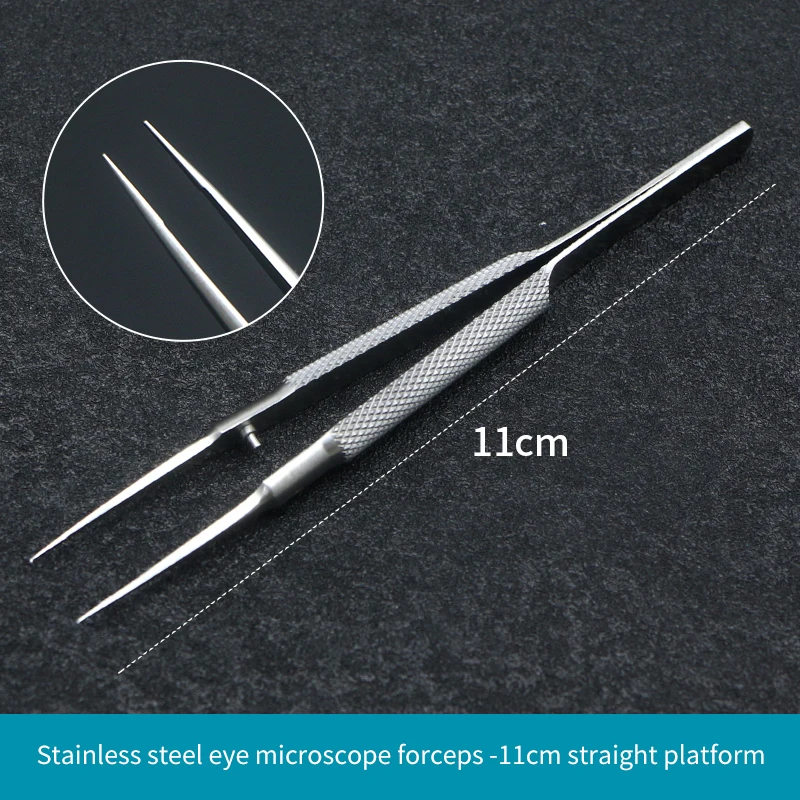 11cm Microtweezers Surgical Tools Ophthalmic Double Eyelid Instruments ...