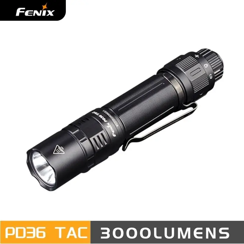 Original Fenix PD36 TAC 3000Lumens Recarregável Mecânica Lanterna ...