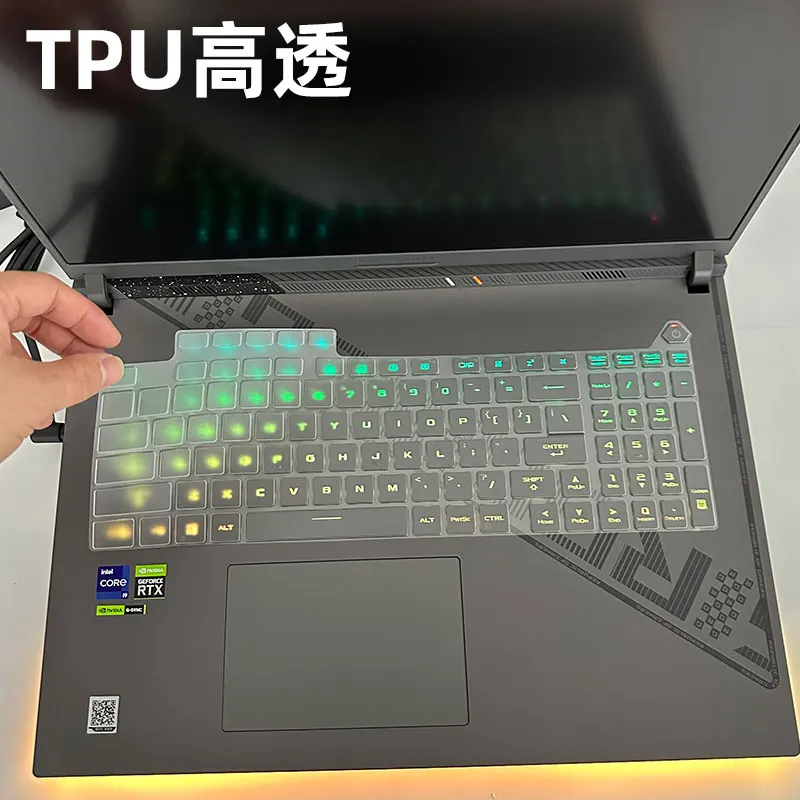 TPU-Laptop-Keyboard-Skin-Cover-For-ASUS-ROG-Strix-Scar-18-G834JY-G834J ...
