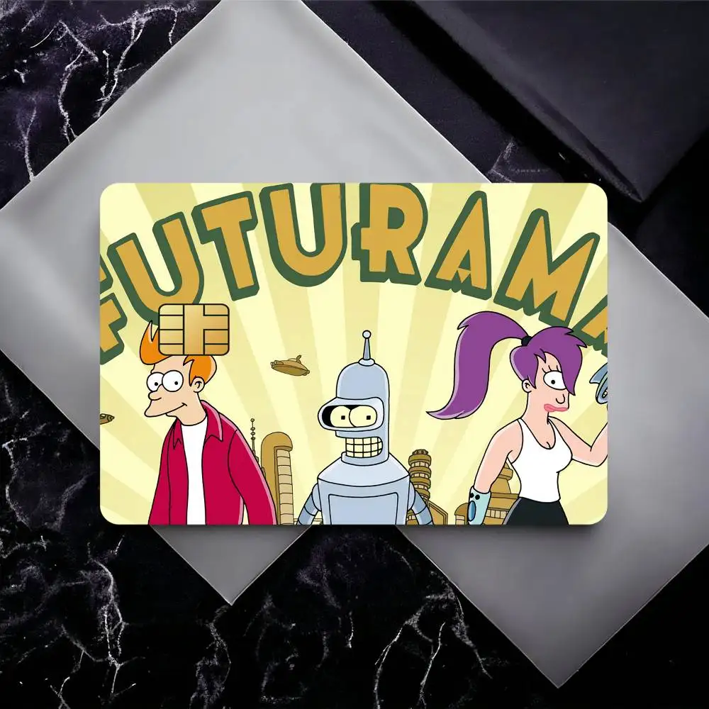 Cartoon F-FuturamaS Cute Poster Bank Credit Cards Bus Pass Stickers ...