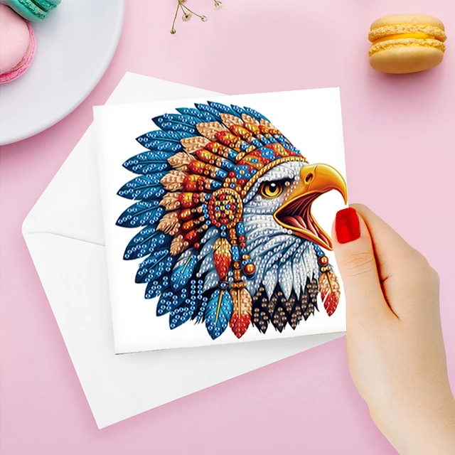 Diamond Art Greeting Cards 6 Packs DIY With Envelopes, DIY Diamond Art ...