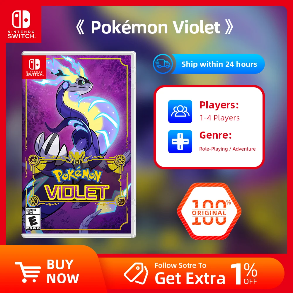 Nintendo Swtich Game Deals -Pokemon Violet - Pokemon Scarlet-Games ...