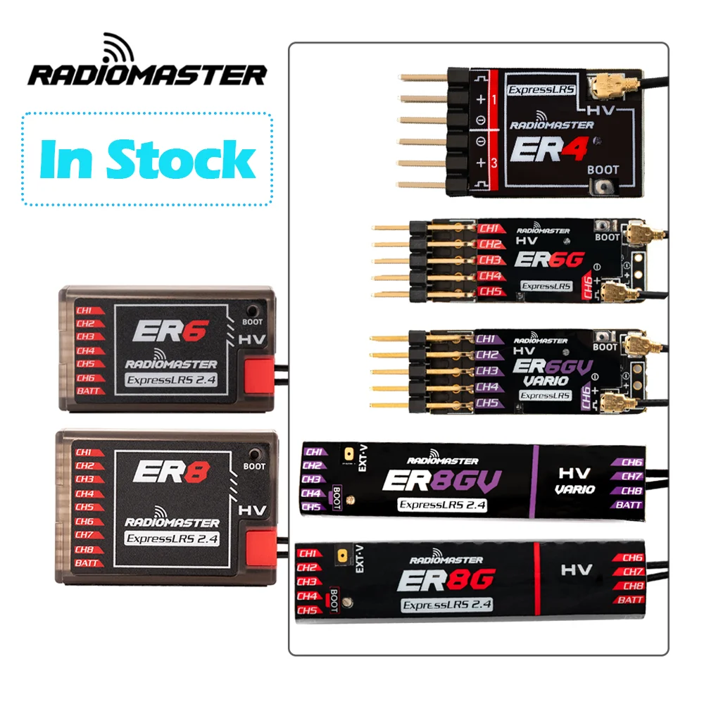 Receptor-Radiomaster-PWM-ER4-4CH-ER6-ER6G-ER6GV-2-4G-6CH-ER8-ER8G-ER8GV ...