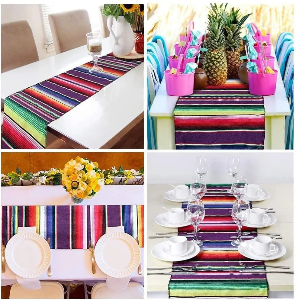 Mexican Fiesta Fabric Table Runners