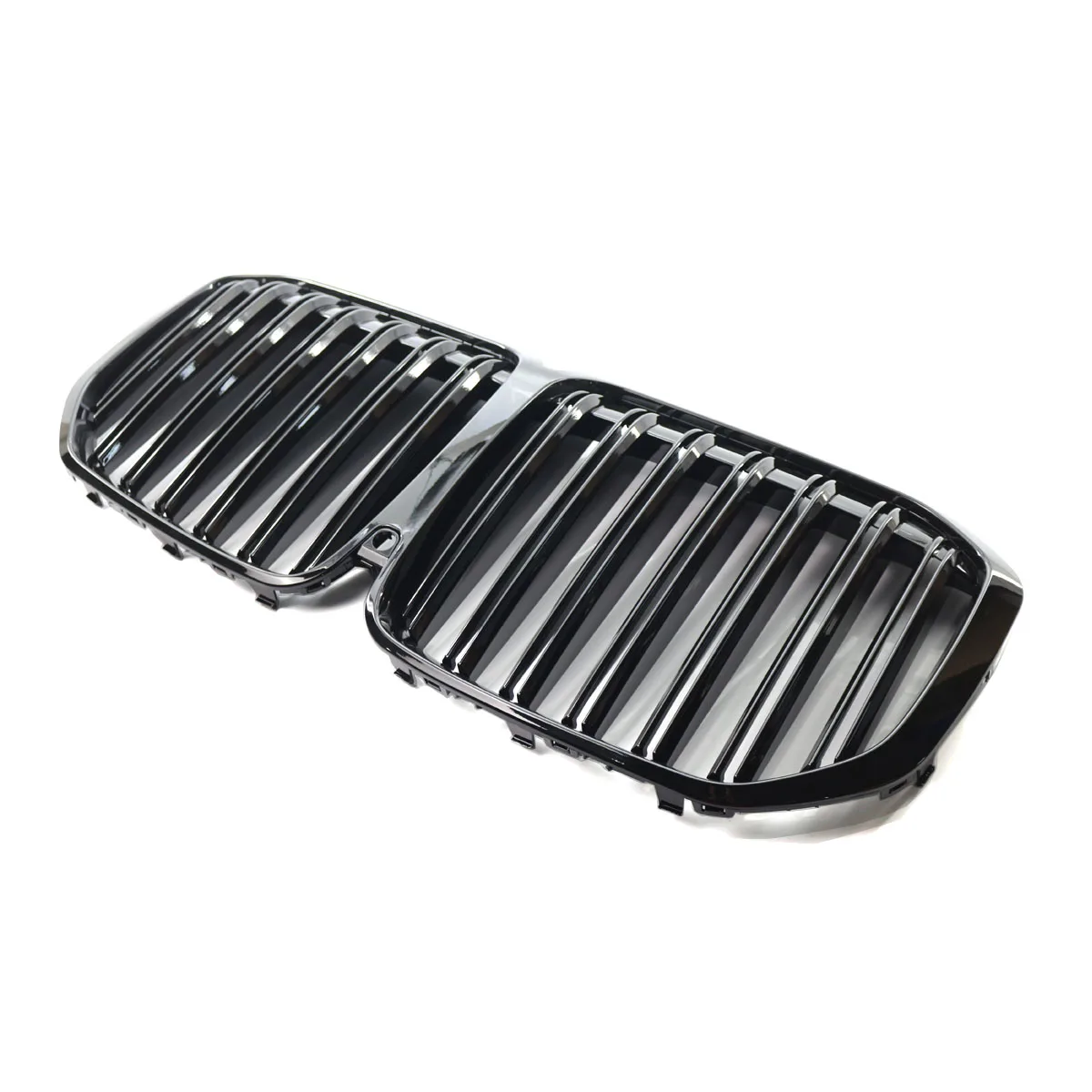 Gloss Black Front Grille For BMW X7 G07 2019 2022 Dual Line Grille ...