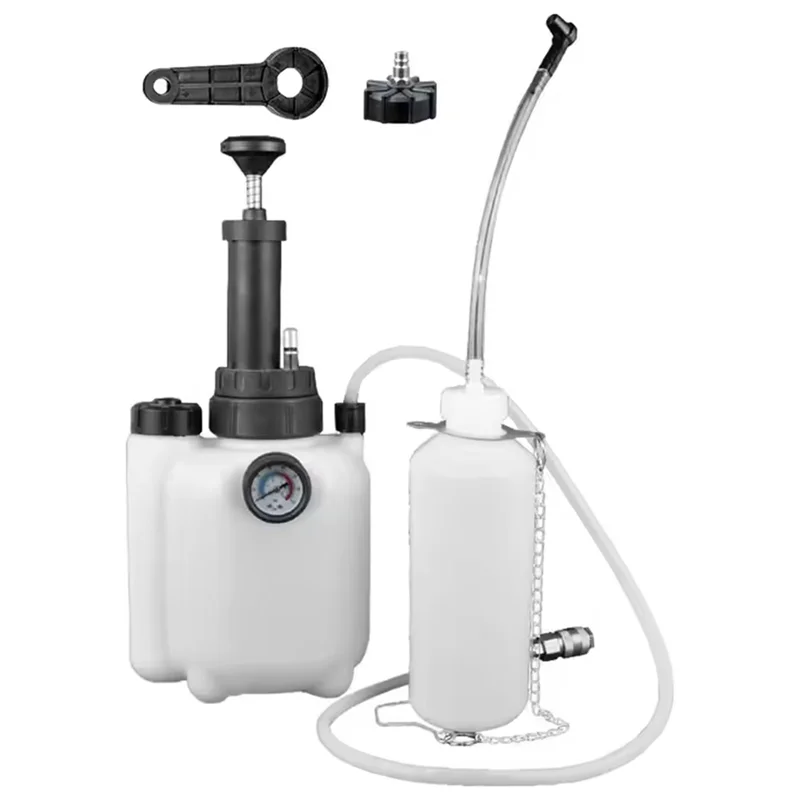 NEW-Pneumatic Brake Fluid Pump 3L Vacuum Brake Pressure Fluid Car ...