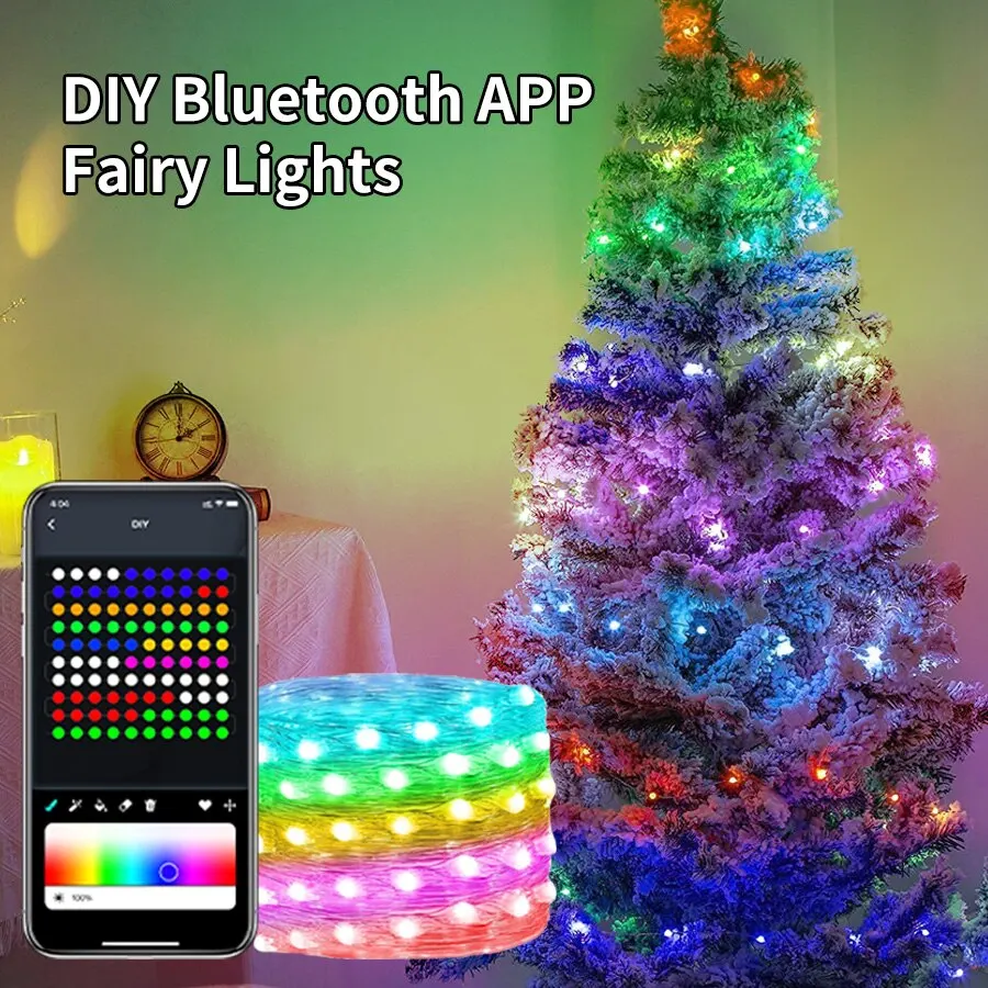 Christmas-Fairy-Lights-Decora-o-LED-Fest-o-Garland-de-rua-Interior ...