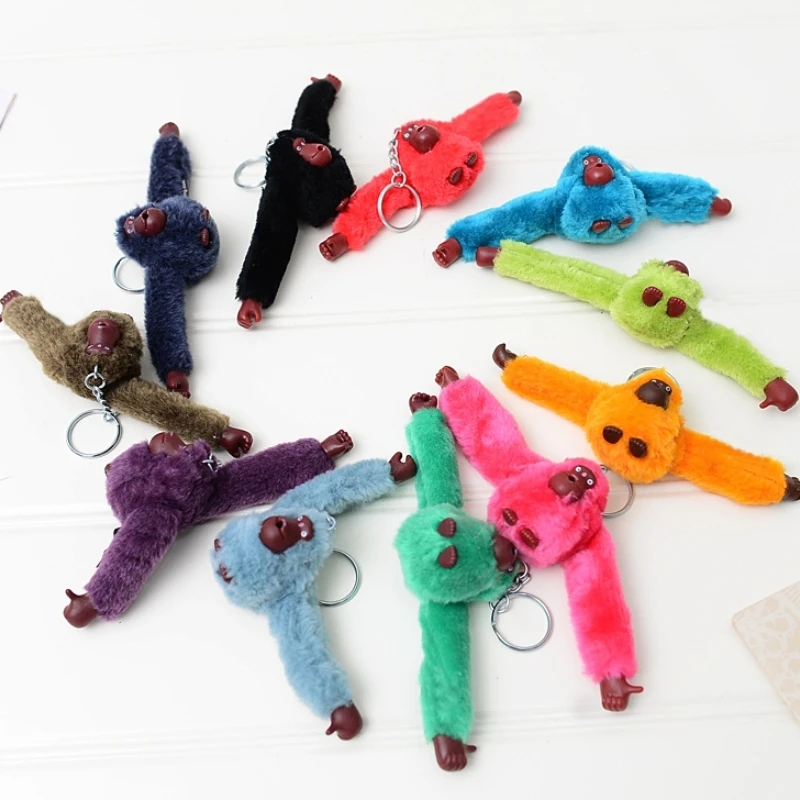 Cute-Plush-Monkey-Keychain-Gorilla-Backpack-Pendant-Long-Arm-Animal-Bag ...