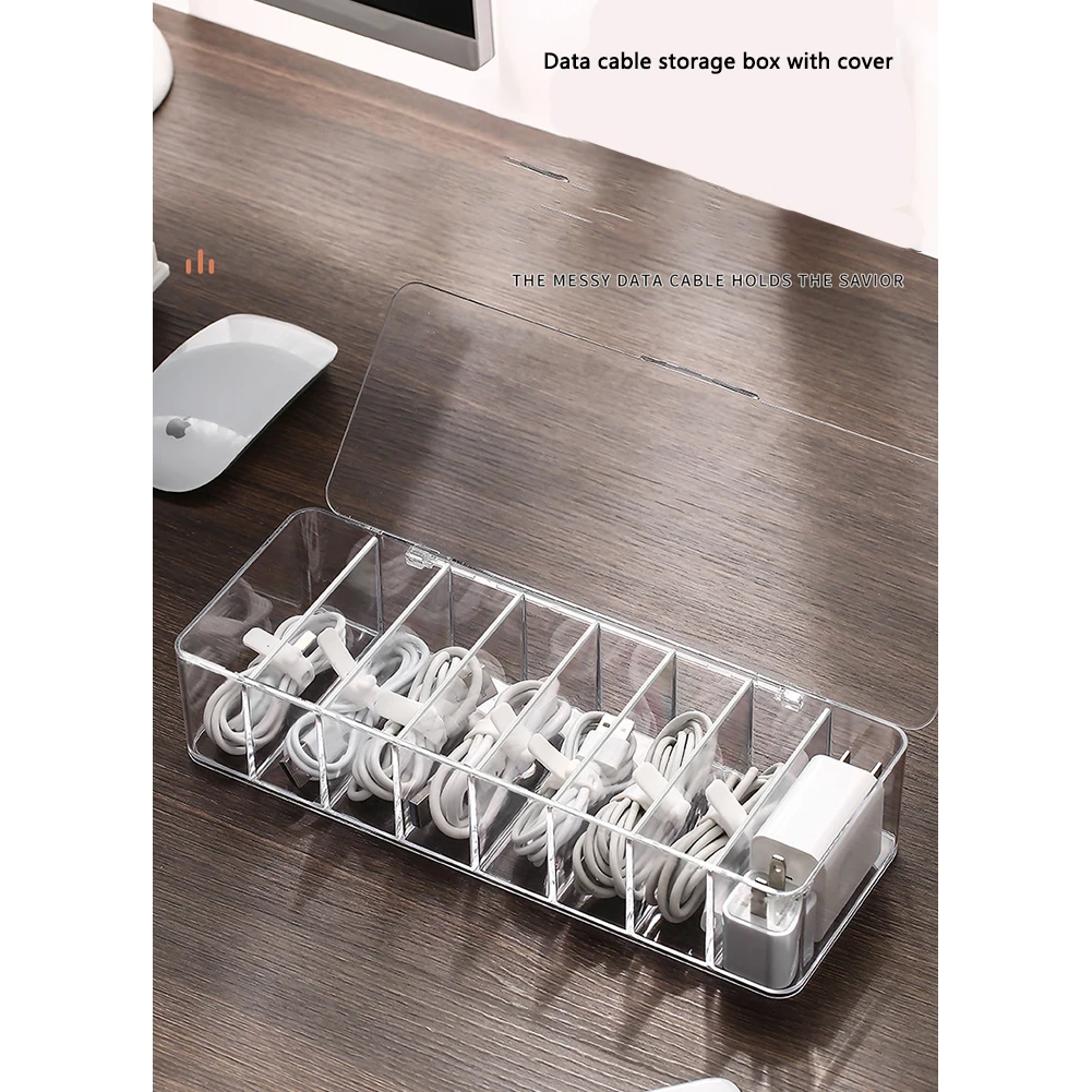 Cable-Organizer-Data-Cable-Storage-Box-Management-Belt-Charging-Power ...