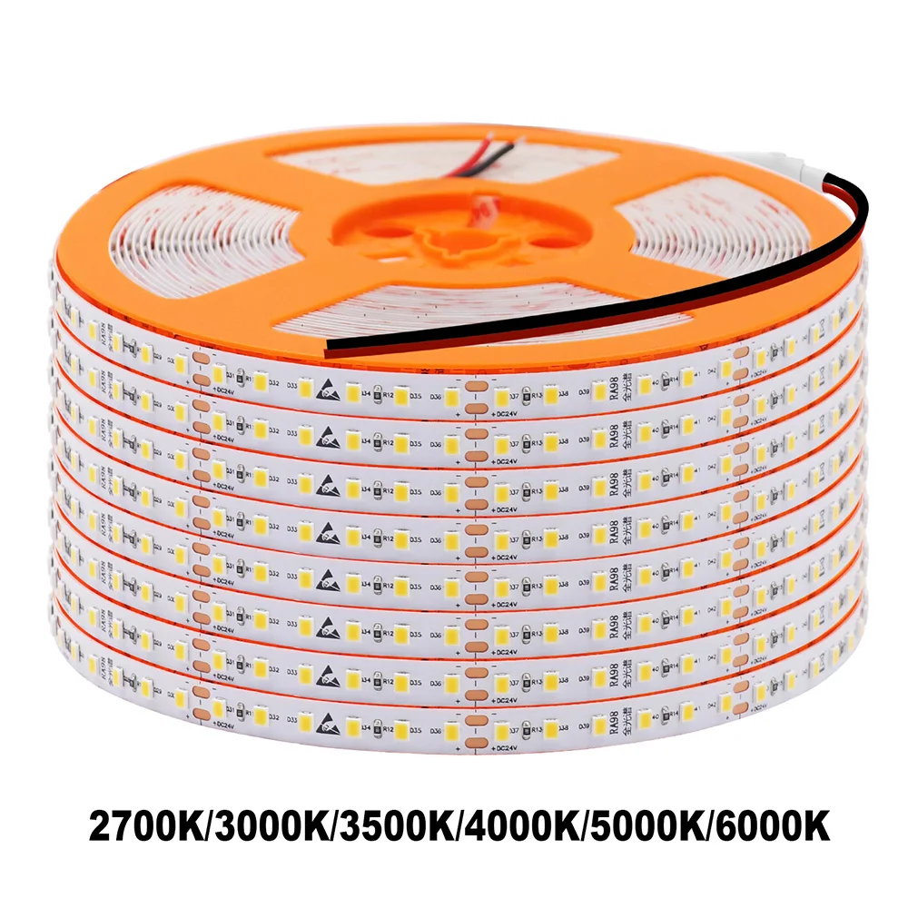 Tira-de-luces-LED-RA98-cinta-Flexible-de-2700K-3000K-3500K-4000K-5000K ...