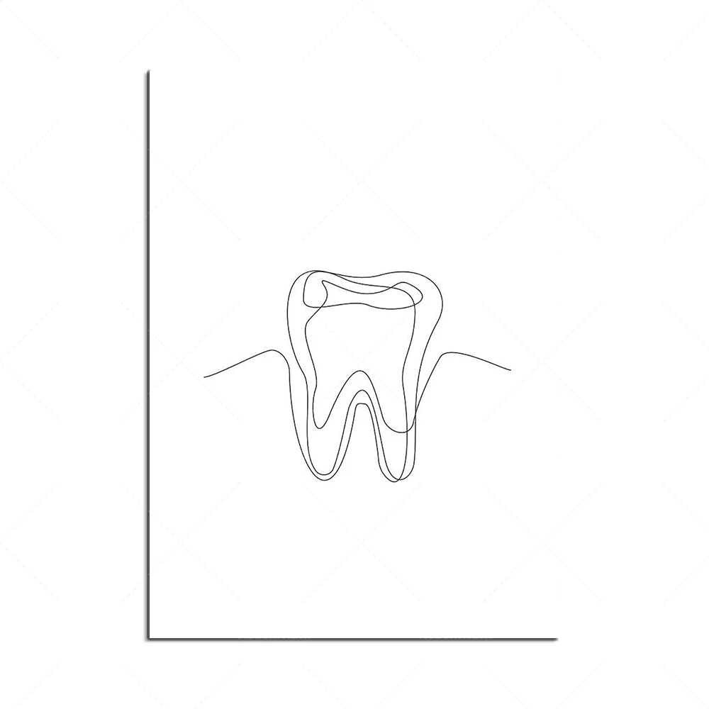 Molar Tooth Drawing