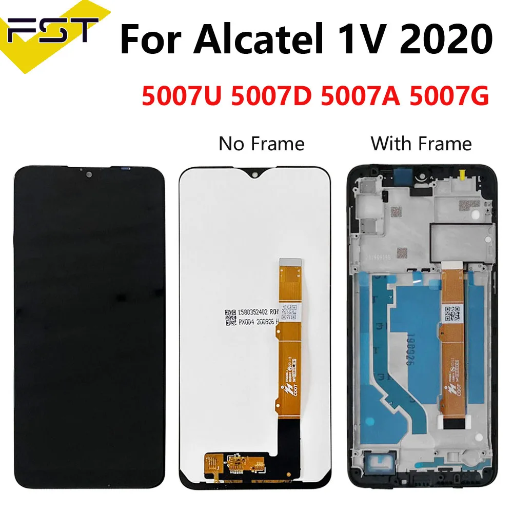 100-Original-Tested-For-Alcatel-1V-2020-5007U-5007D-LCD-Display-Touch ...