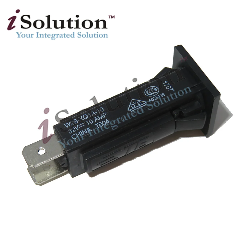 Original Circuit Breaker Thermal W28-XQ1A-10 1Pole 10A 250VAC/32VDC