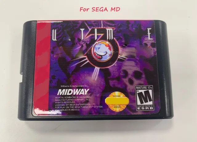 Ultimate Mortal Kombat 3 Sega Genesissega Mega Drive Ultimate Mortal
