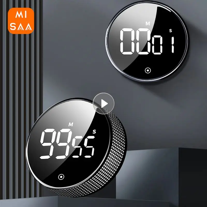 Magnetic-Kitchen-Timer-Digital-Timer-Cooking-Shower-Study-Stopwatch ...
