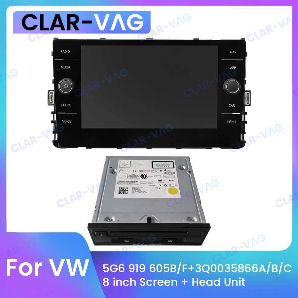 Pantalla-t-ctil-completa-de-8-pulgadas-para-coche-accesorio-Original ...