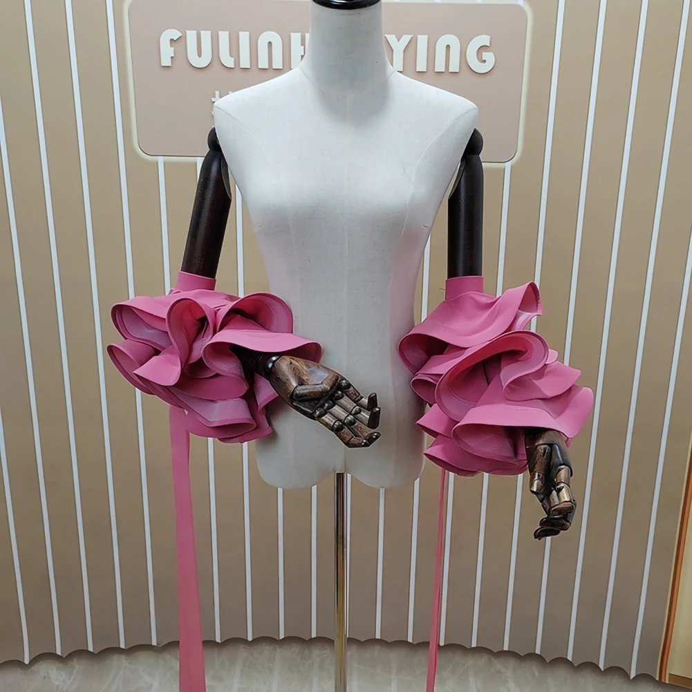 Standard Dance Accessories Competition Fish Bone Large Lace Lake Blue ...