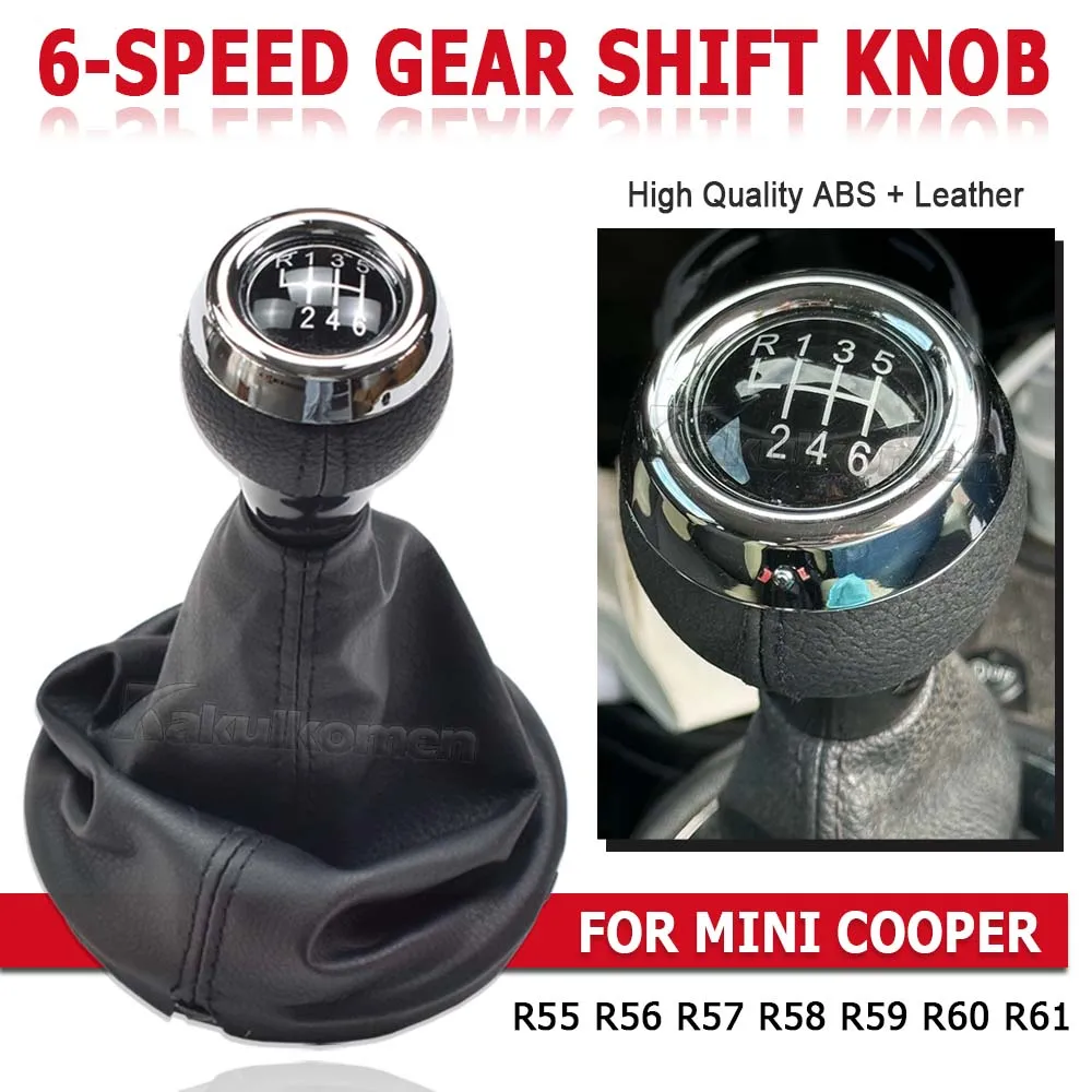 Gear Shift Knob for BMW MINI COOPER R55 R56 R57 R58 R59 R60 R61 Manual ...