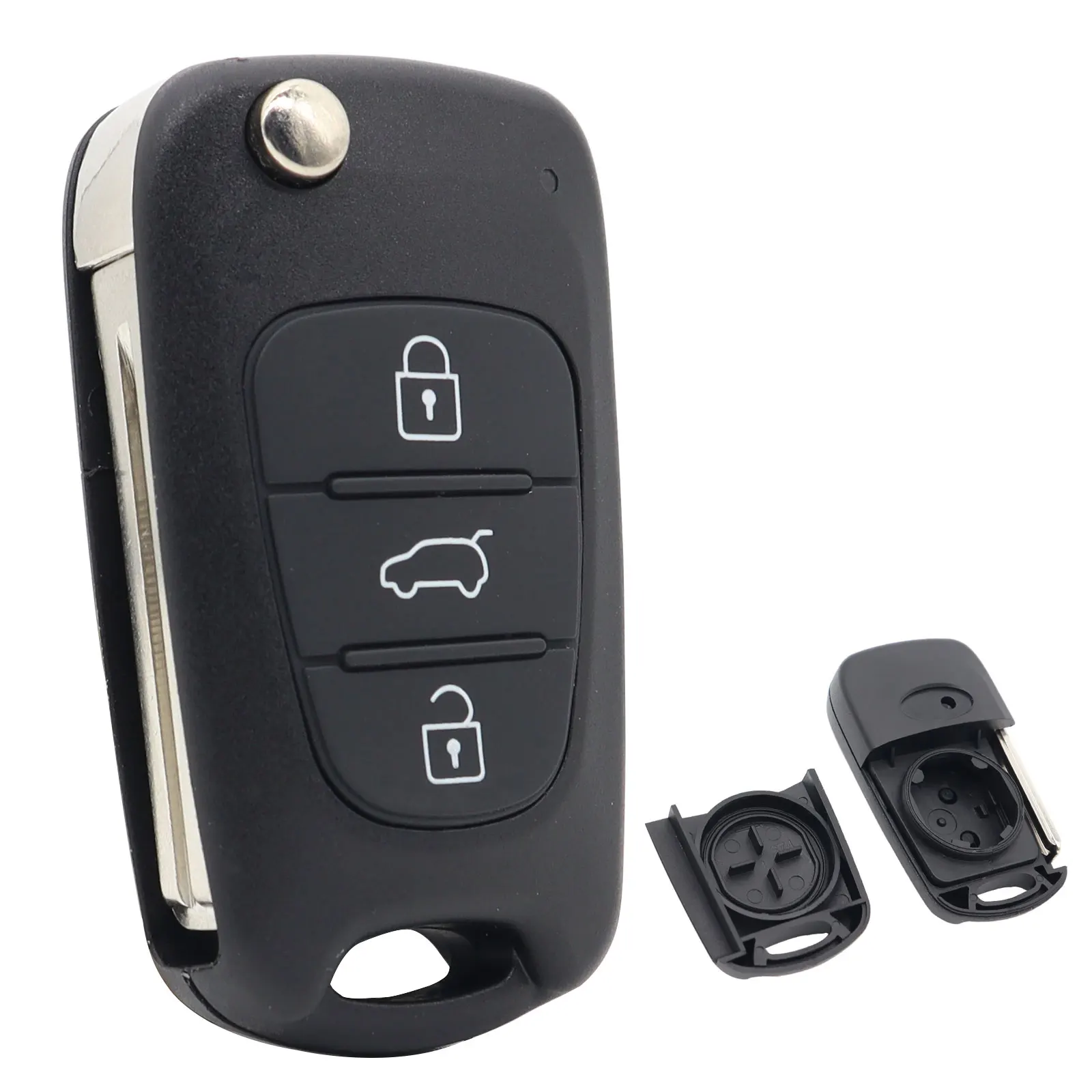 Folding-Remote-Car-Key-Shell-For-Hyundai-i20-i30-ix20-ix35-Kia-Rio ...