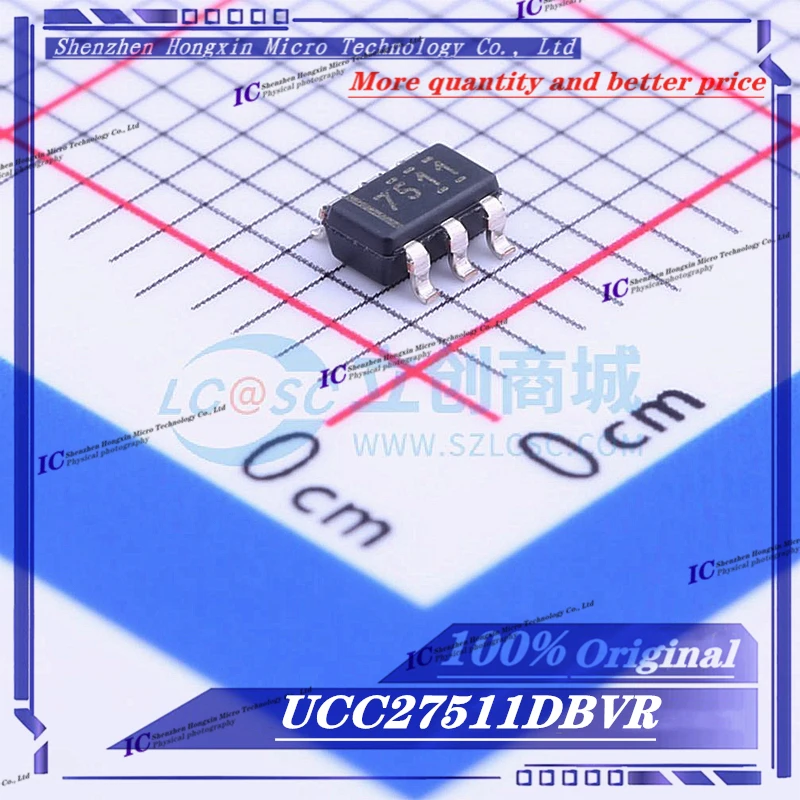 Piezas-50 piezas/lote UCC27511DBVR UCC27511DBVT 7511 IC GATE DRVR LOW ...