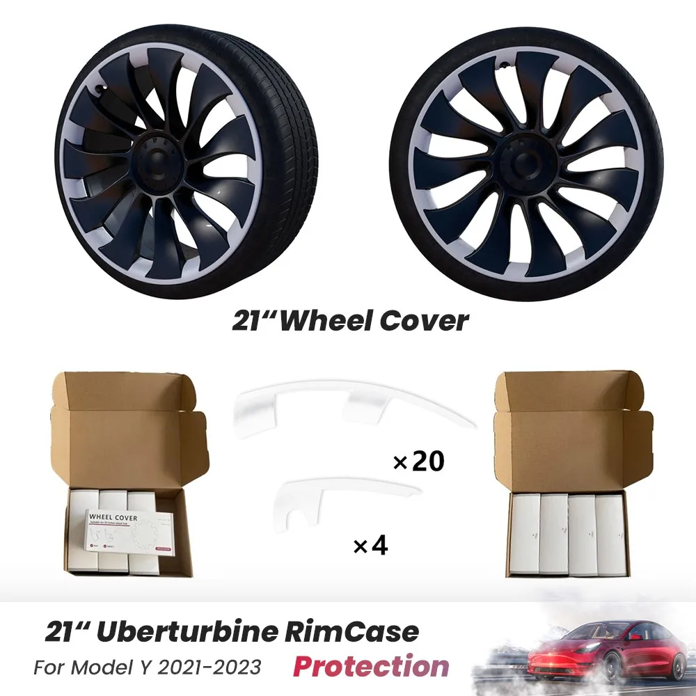 21 Inch Wheel Cover Rim Patch For Tesla Model Y 2021 2023 Uberturbine Hub Cap Protectors ABS Rim Protector 2024 Accessories AliExpress