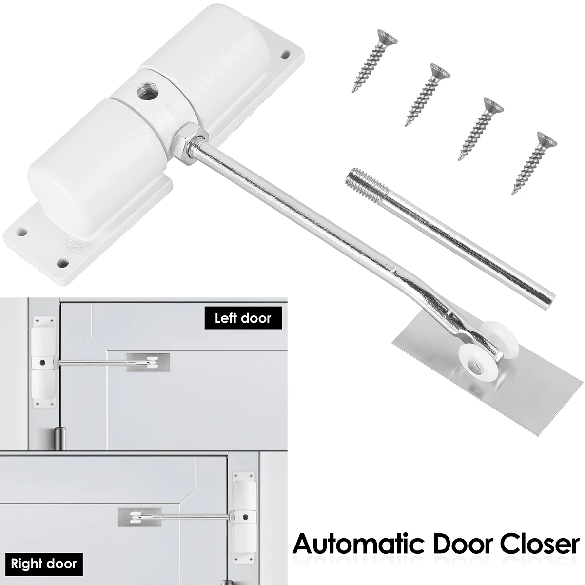 Automatic-Door-Closer-Metal-Safety-Spring-Door-Closer-Spring-Adjustable ...