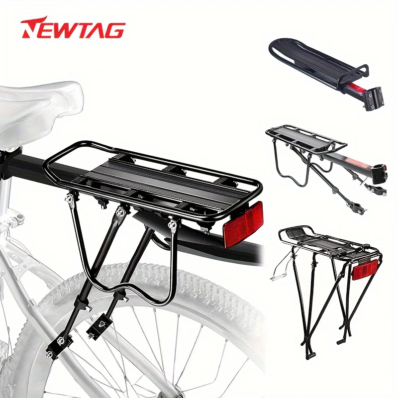 Bicycle-Rear-Seat-Carrier-Luggage-Cargo-Rack-Bike-Tail-Rack-Aluminum ...