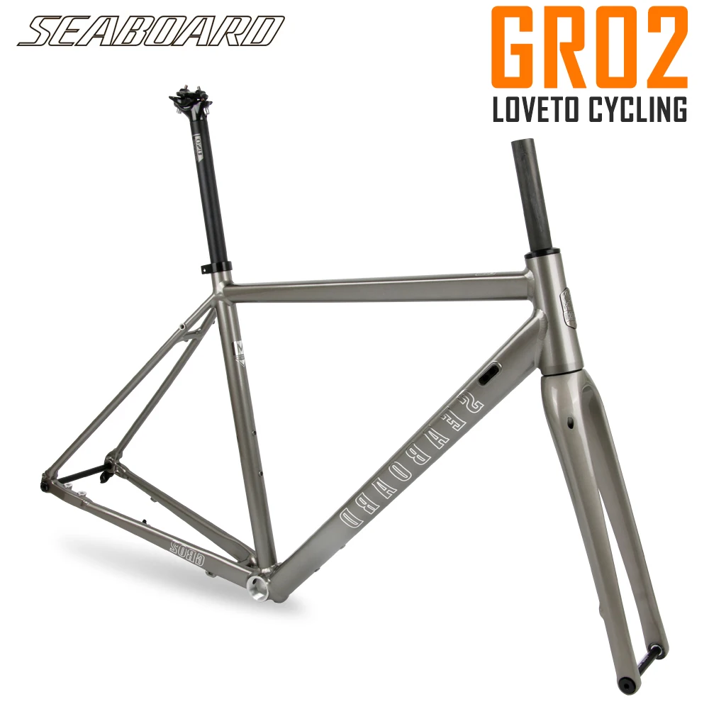 Seaboard GR02 Road Bicycle Frame 44/47/50/53/56cm Gravel Off-Road Disc ...