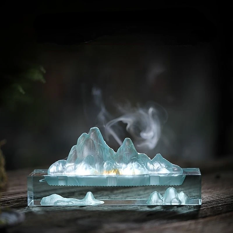 Glass-landscape-decoration-wire-incense-stick-incense-holder-incense ...