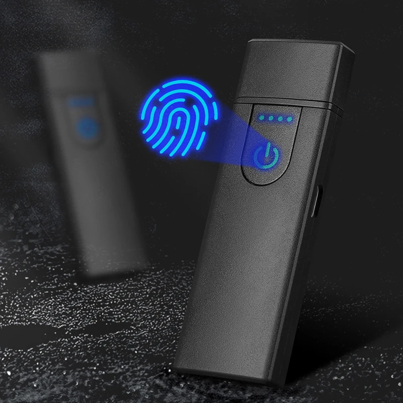 Mini-Lighter-Windproof-USB-Lighter-Touch-Sensing-Lighters-Electric ...