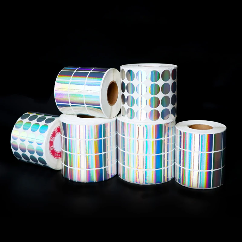 1Roll-Laser-Printing-Sticker-Blank-Barcode-Paper-Label-Circular ...