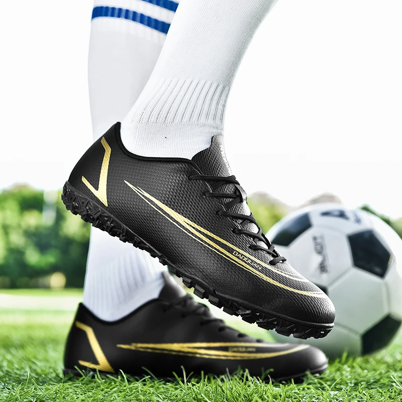 New Men Soccer Shoes Adult Kids Tf/ag Football Shoes For Women Cleats ...