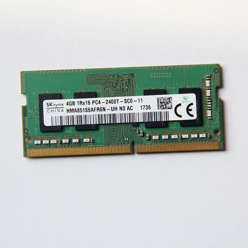 Skhynix Ddr4 Ram 4gb 2400mhz Laptop Memory 4gb 1rx8 Pc4-2400t-sa0-11/10 ...