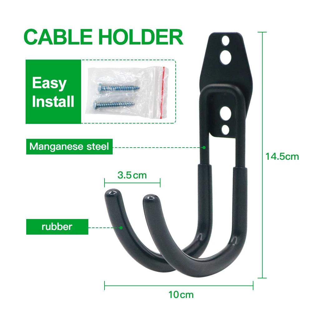 Cable-holder-EV-charger-nozzle-holster-dock-and-J-hook-combination-for ...