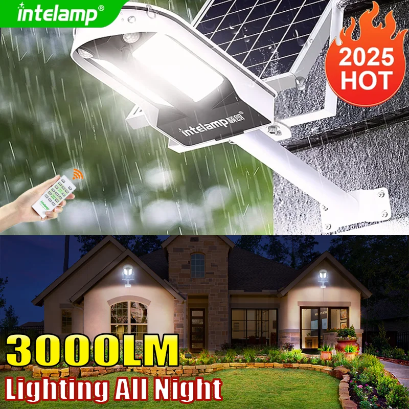 3000LM Solar Light for Outdoor Solar Lamp Sunlight Motion Sensor Light ...