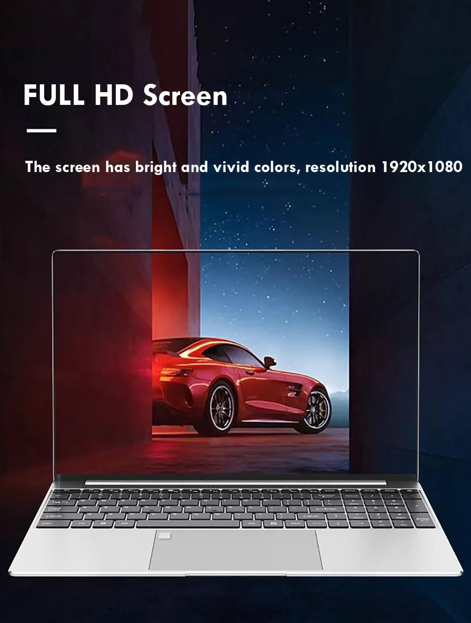 Gaming Laptop Computer Windows 11 Intel Celeron N5095 15.6 Inch 16GB ...