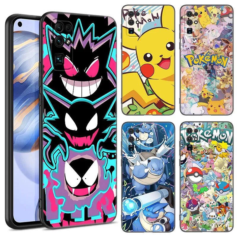 Cute-P-Pok-mon-Black-Phone-Case-For-Huawei-Honor-70-90-Lite-X40-GT-X50.jpg