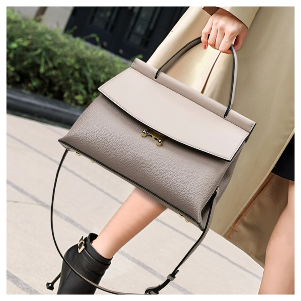 Bolsa-Moda-Celebridade-Estilo-Couro-Macio-das-Mulheres-Diagonal ...