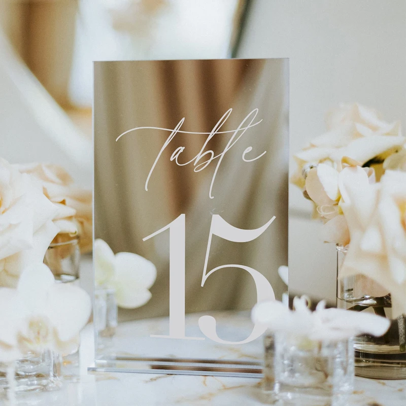 Silver-Mirror-Table-Numbers-Personalized-Wedding-Table-Numbers-Silver ...