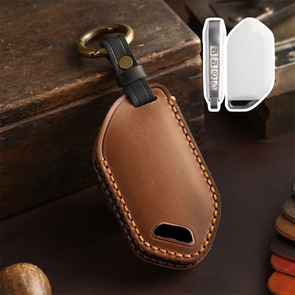 5-6-7-8-Buttons-New-Smart-Remote-Key-Leather-Car-Key-Case-Cover-for ...